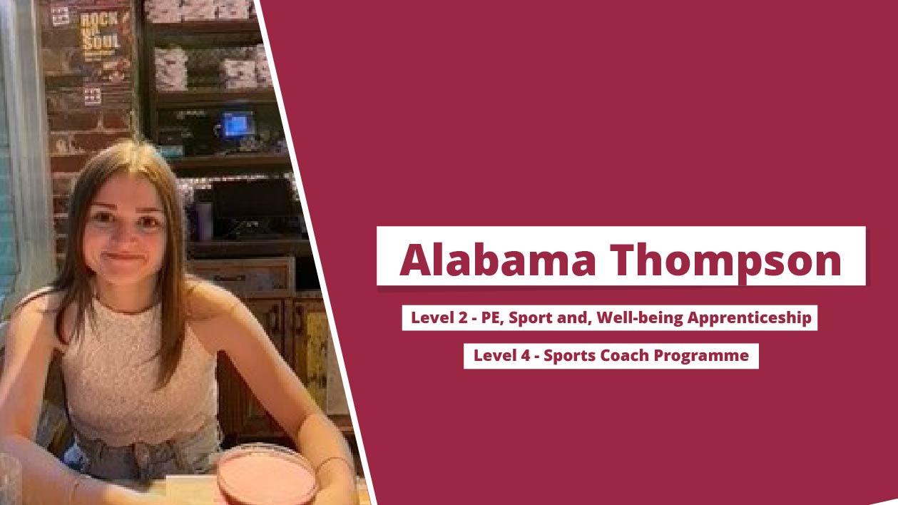 Alabama Thompson - Apprentice of the Month - December 2022 - Inspire+