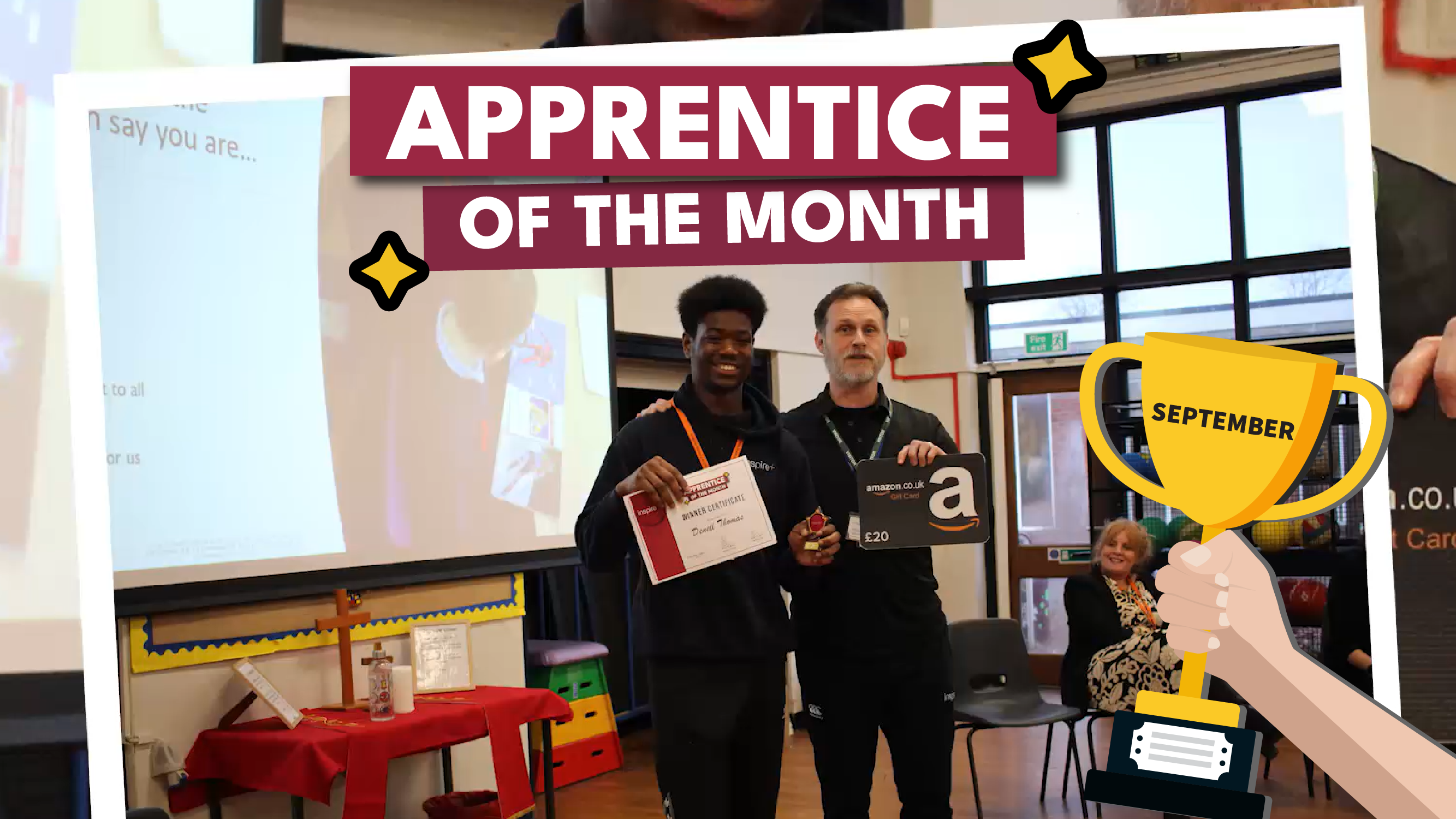 Deneil Thomas - September Apprentice of the Month - Inspire+